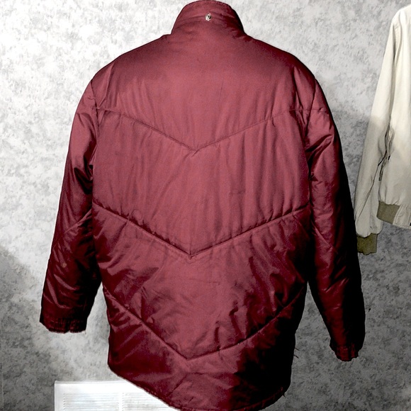 Montgomery Ward | Jackets & Coats | Vintage Montgomery Ward Burgundy ...